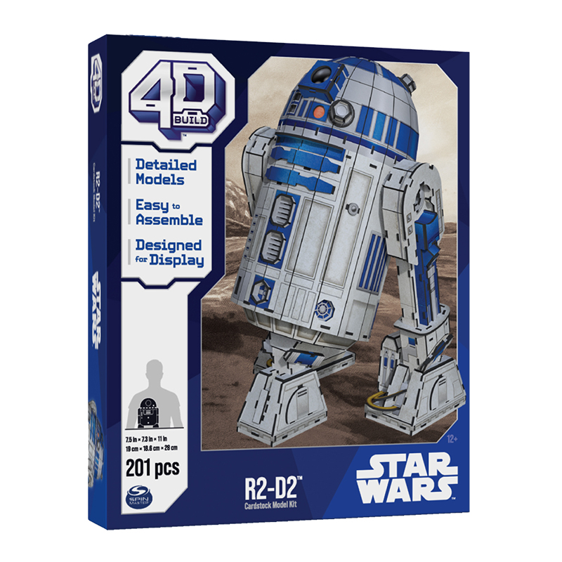 Comprar Puzzle 4D Star Wars R2D2 de Spin Master. + 14 Anos